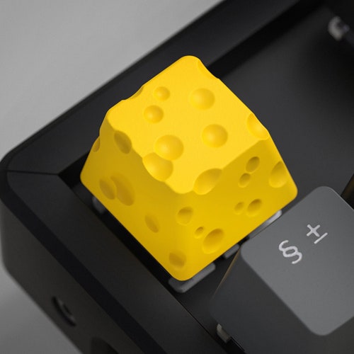 Cheese Resin Keycap Handmade Artisan Key Cap R4 OEM Keycaps | Etsy