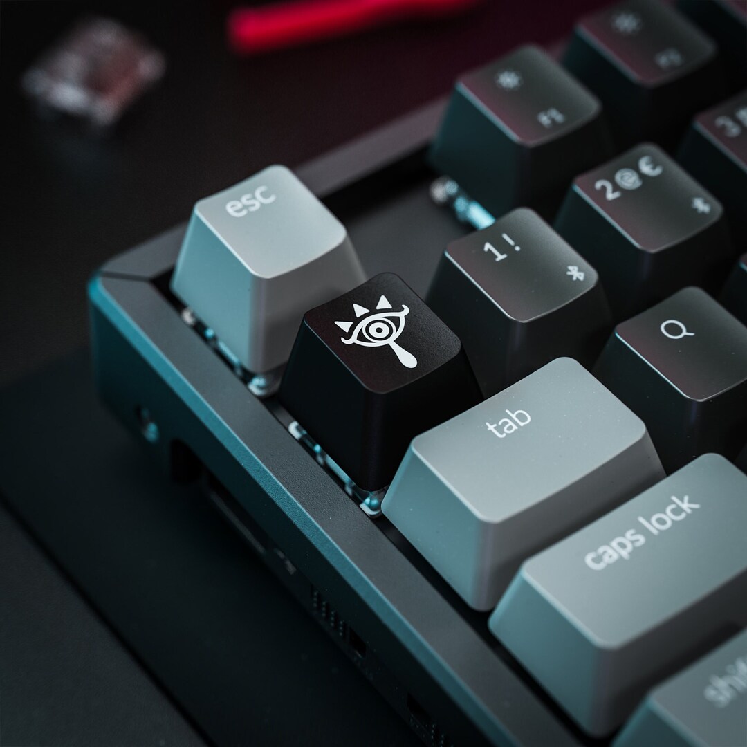 Zelda Keycap Breath of the Wild Sheikah Artisan Key Cap Cherry - Etsy