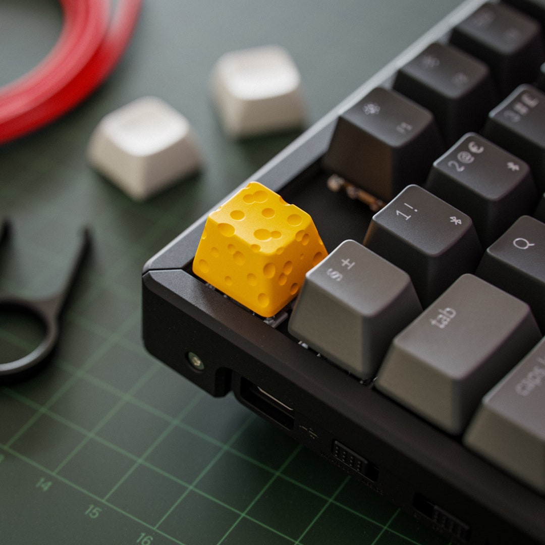 Cheese Keycap 3D Artisan Key Cap for Cherry MX Gateron Kailh Razer ...