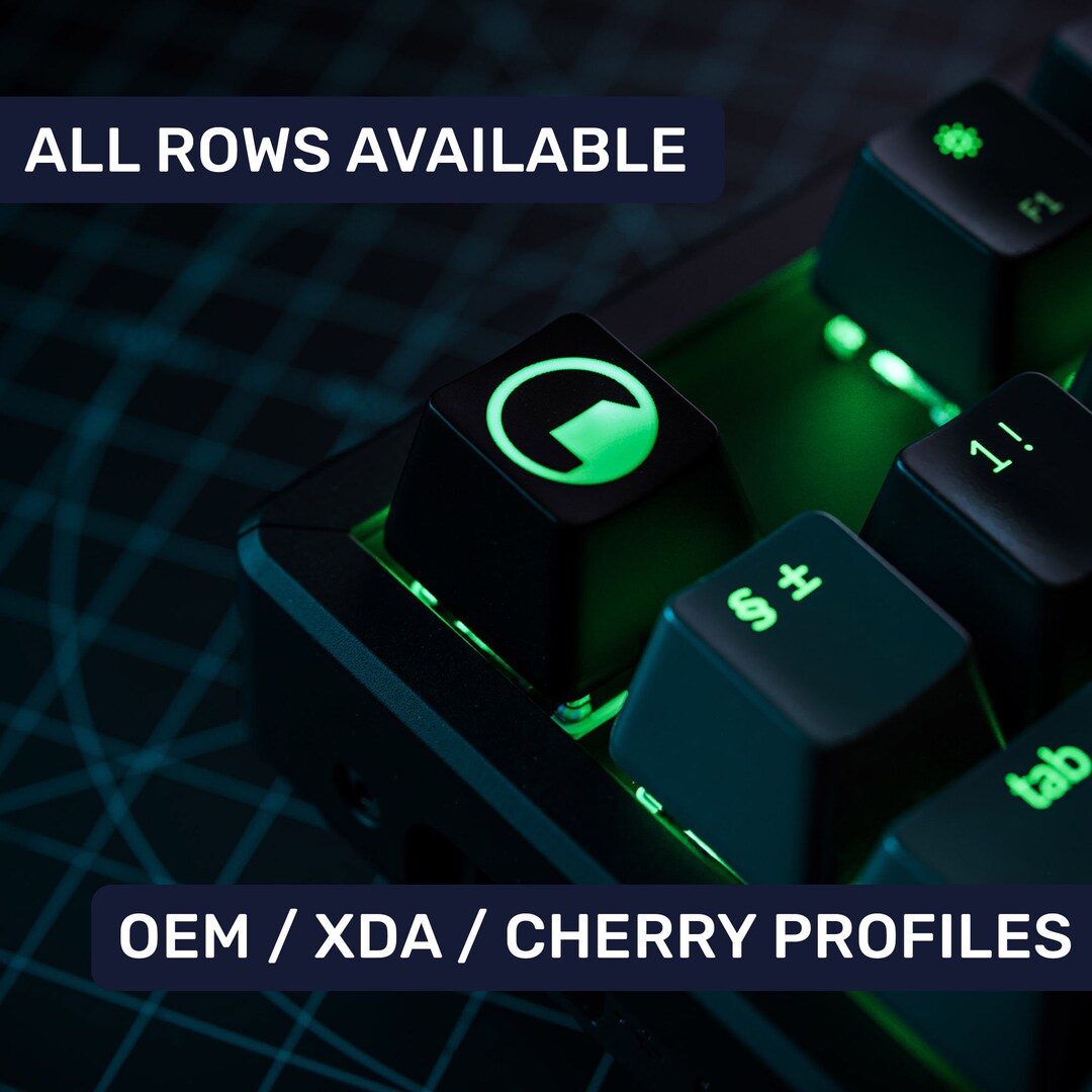 Half Life Black Mesa Backlit RGB Keycap for Cherry MX Gateron Kailh ...