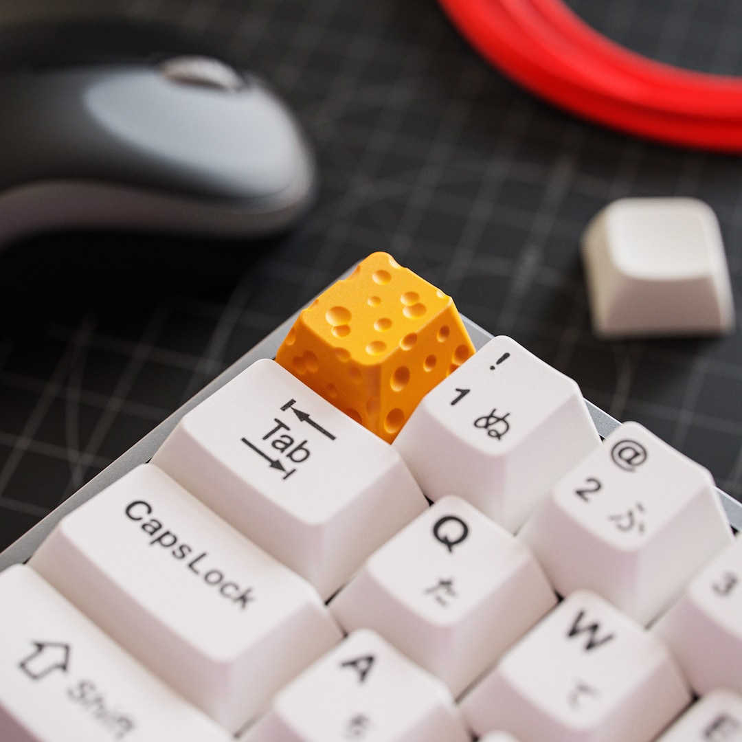 Cheese Keycap 3D Artisan Key Cap for Cherry MX Gateron Kailh Razer ...