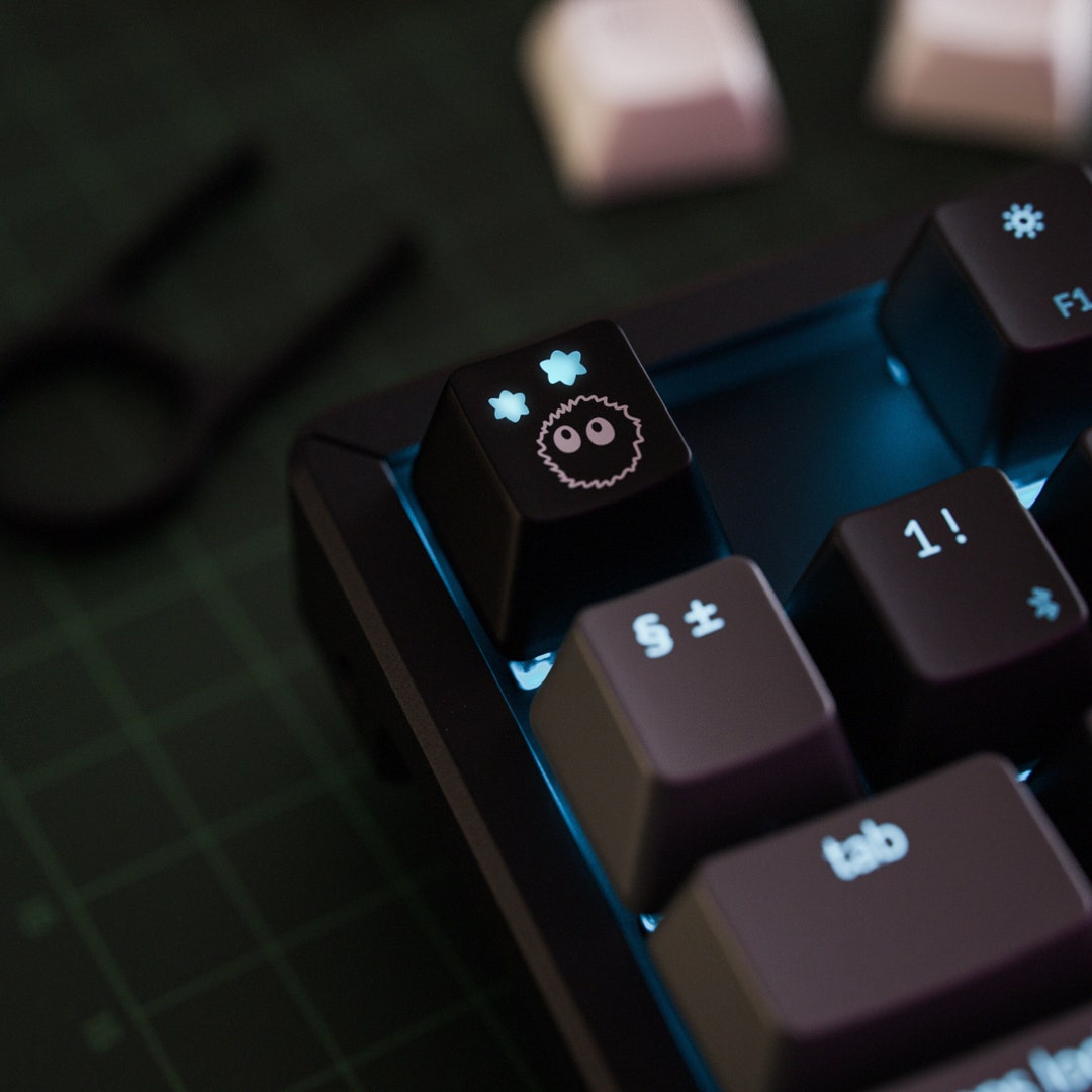 Backlit RGB Keycap Soot Sprite Key Cap Cherry MX Gateron Razer Switch ...