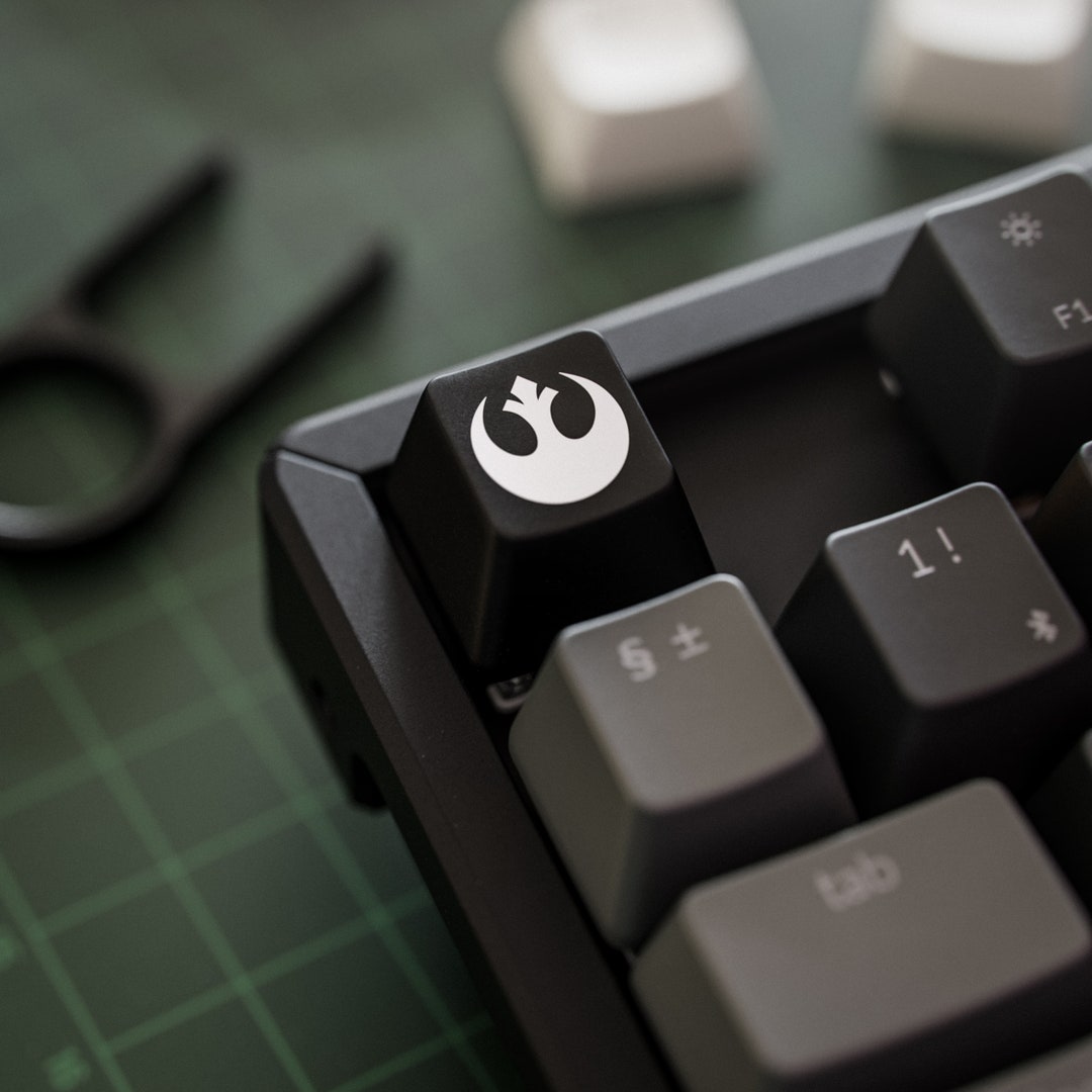 Star Wars Keycap Rebel Alliance Jedi Logo Doubleshot Artisan Key Cap ...