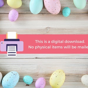 Printable Easter Game Bundle, Easter Games for Young Kids, Easter ...