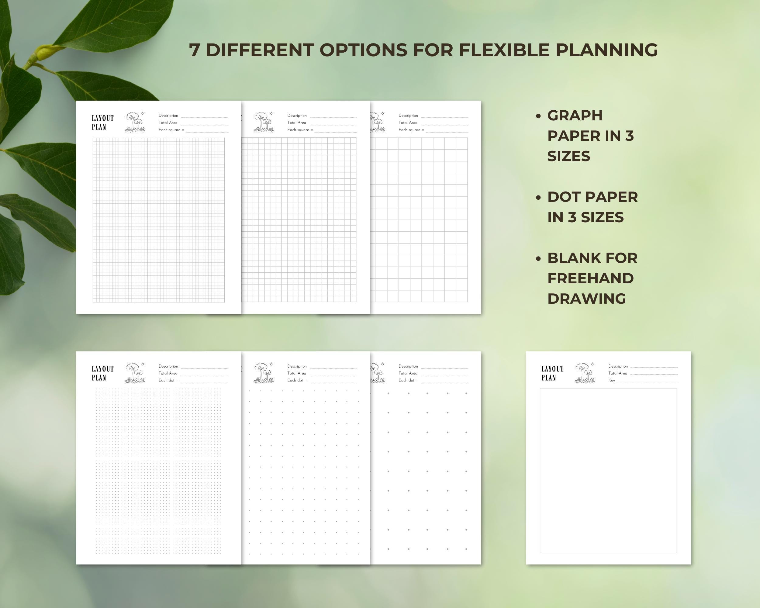 Garden Layout Planner, Printable Garden Planner Inserts, Garden Journal ...