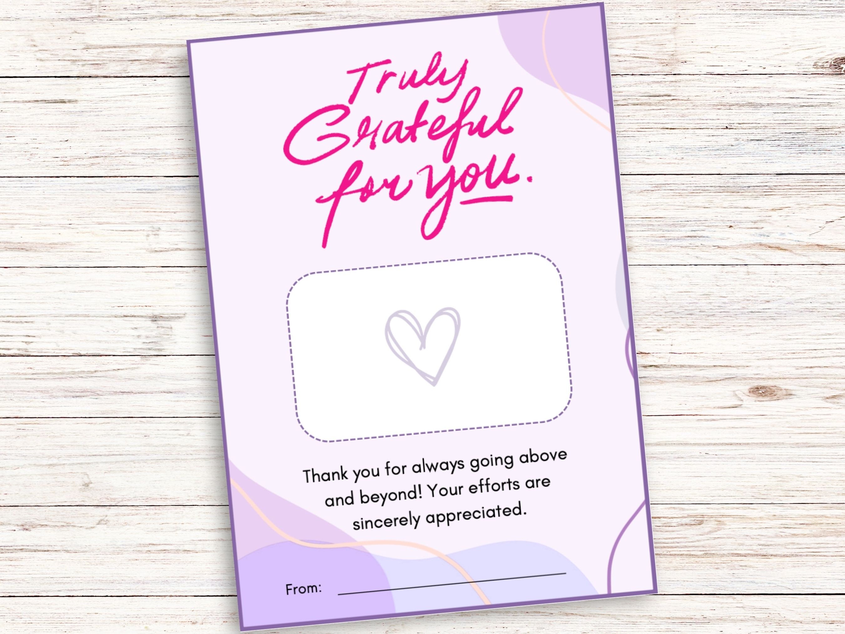 Employee Appreciation Gift Card Holder, Employee Appreciation Day ...