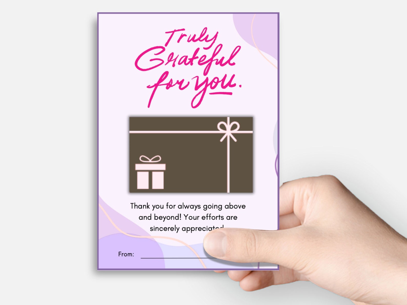 Employee Appreciation Gift Card Holder, Employee Appreciation Day ...