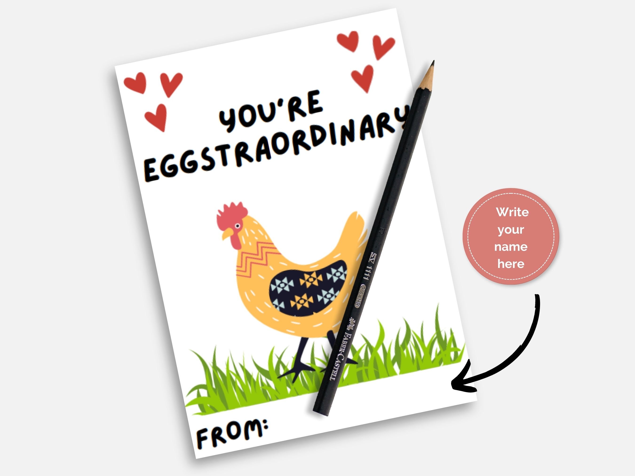 Valentine's Day Chicken Classroom Cards, Cute Valentines, Funny ...