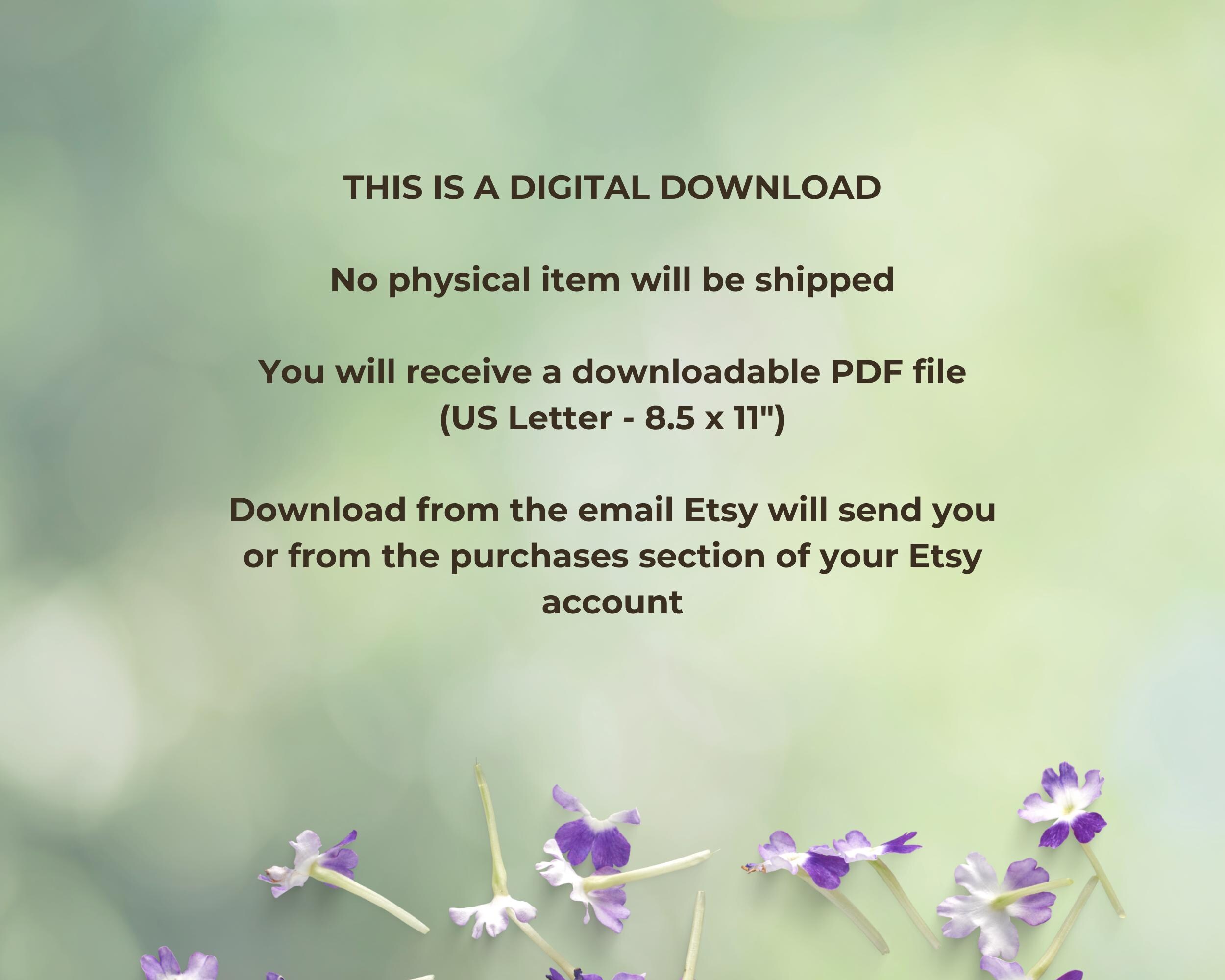 Plant Profile Printable, Garden Journal Pages, Garden Planner Inserts ...