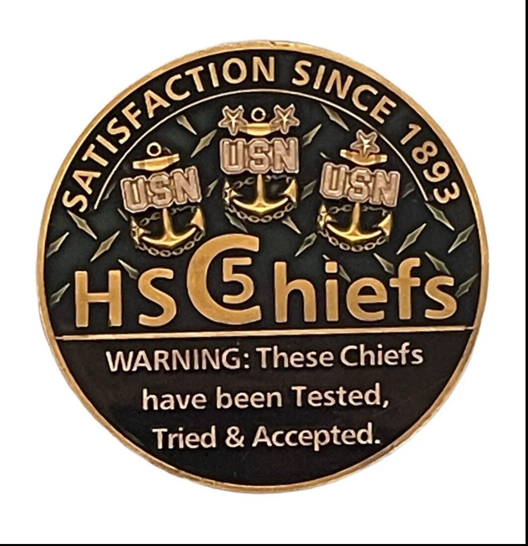 HSC 5 CPO Challenge Coin Dip Can - Etsy