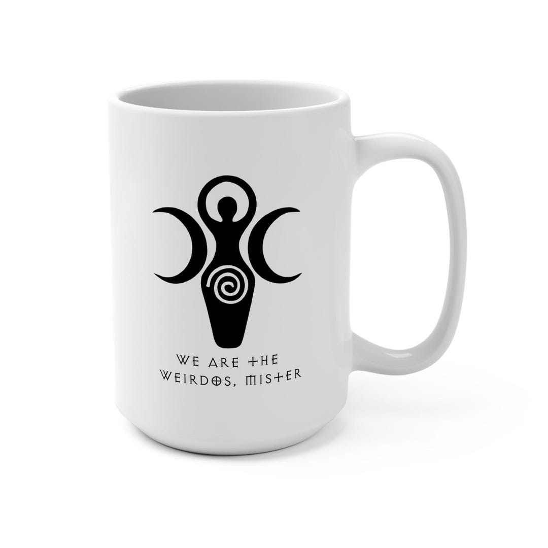 Triple Moon Goddess Mug | We Are the Weirdos, Mister Pagan Witch Cup - Etsy