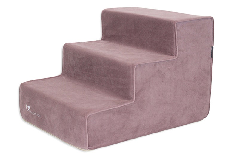 Velour Dog Steps | 3-step Pet Stairs for Small Dogs - Etsy