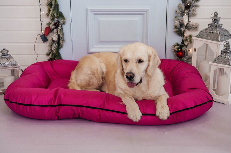 Large Dog Bed in Durable Waterproof Fabric Outdoor Dog Bed - Etsy