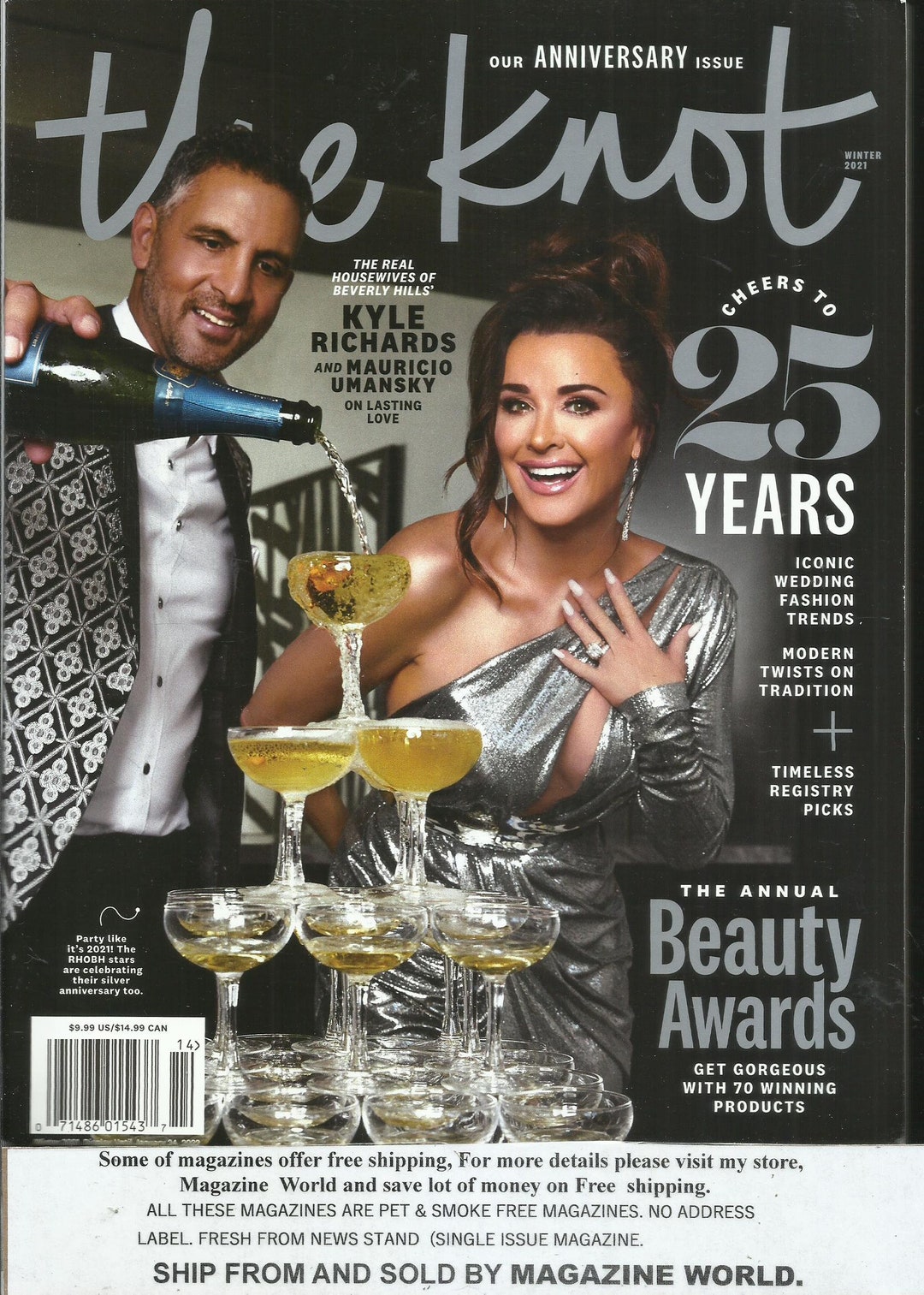 The Knot Magazine Our Anniversary Issue the Annual Beauty - Etsy