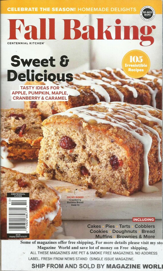 Books & Magazines Kits & How To Fall Baking Centennial Kitchen Magazine ...