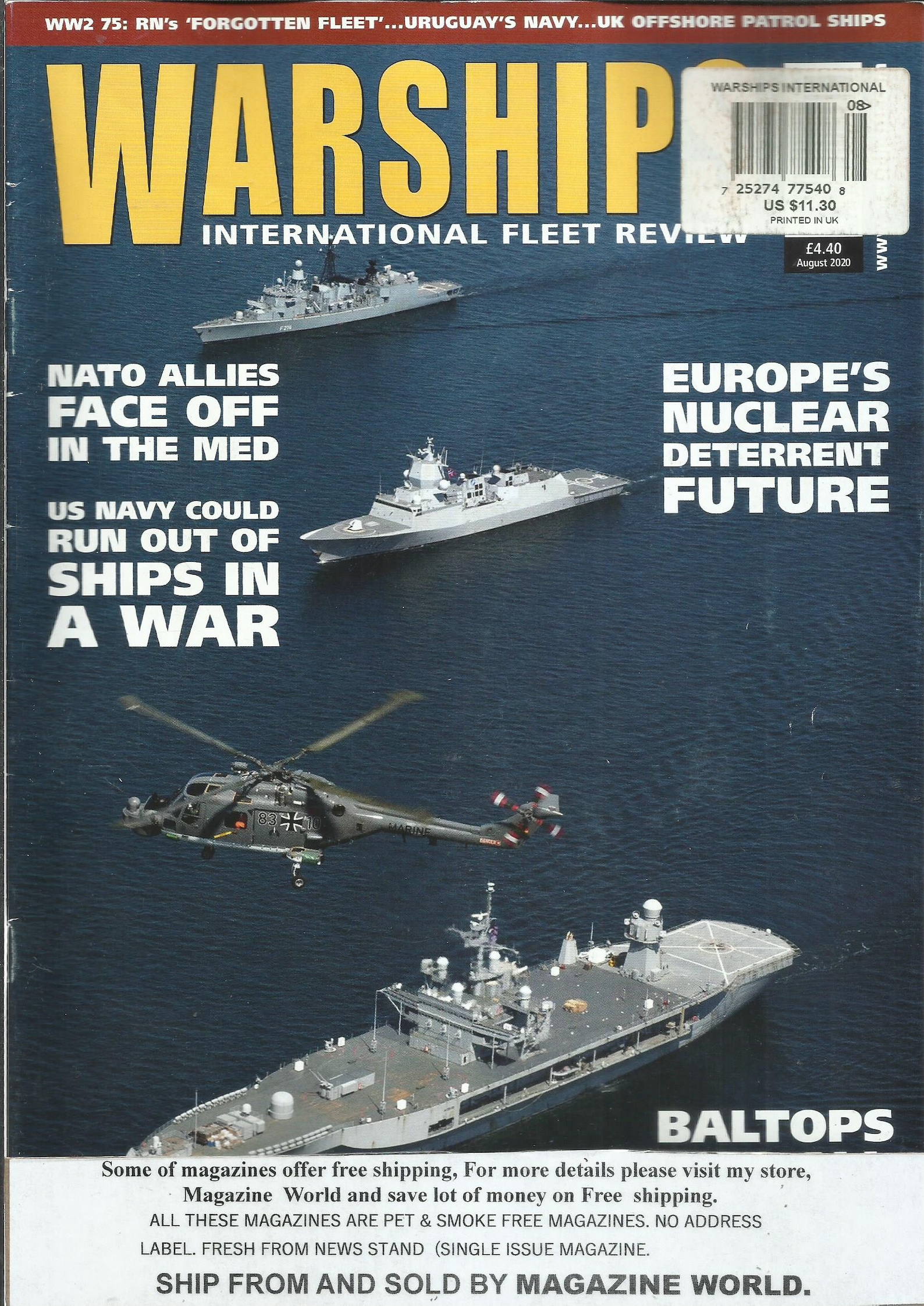 Warship International Fleet Review Magazine August 2020 - Etsy UK