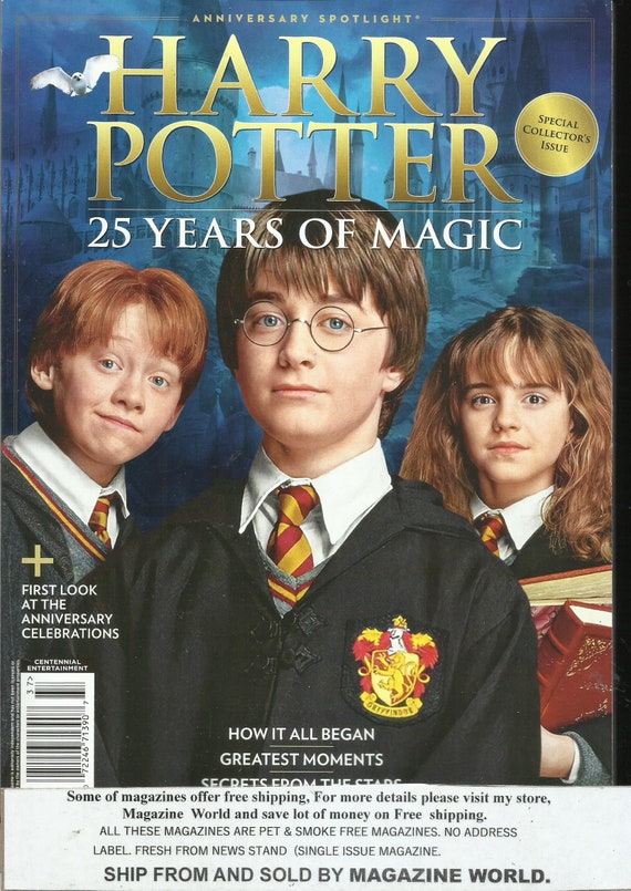 Harry Potter Magazine 25 Years of Magic anniversary special | Etsy