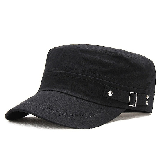 Newsboy Hats For Women Military Style Cadet Cap - Adjustable Cotton/PU ...