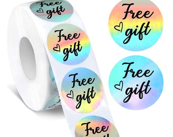 Free Gift Stickers - Etsy