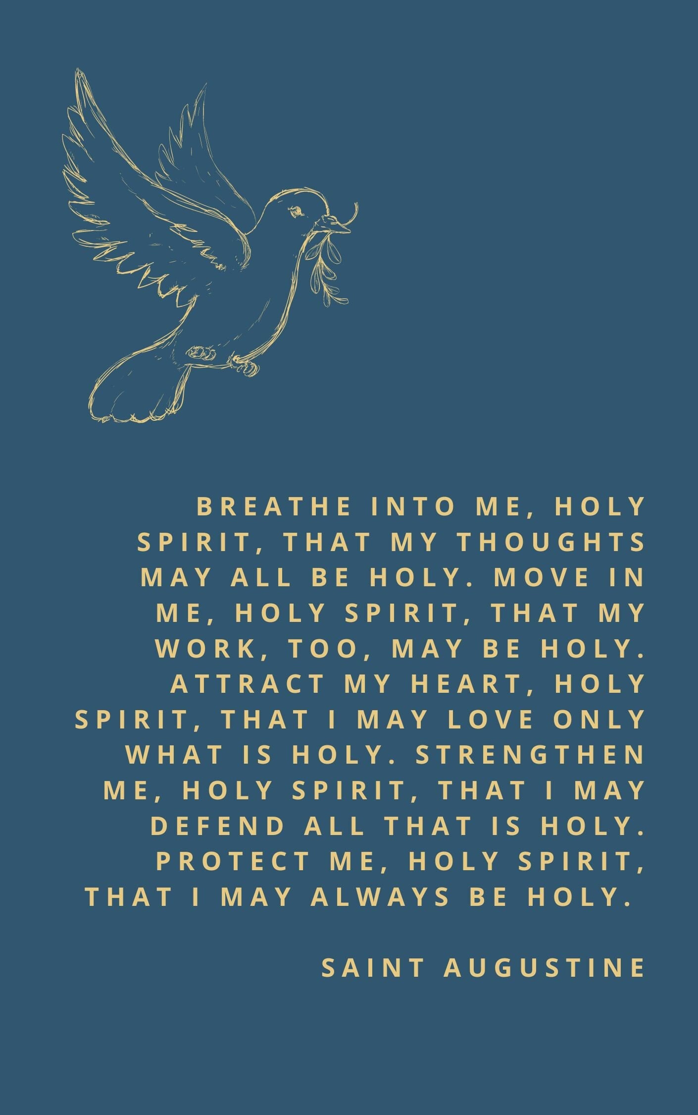 Holy Spirit Prayer - Digital Download Wall Art Print - Etsy