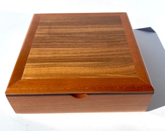 Walnut and Cherry Box - Etsy