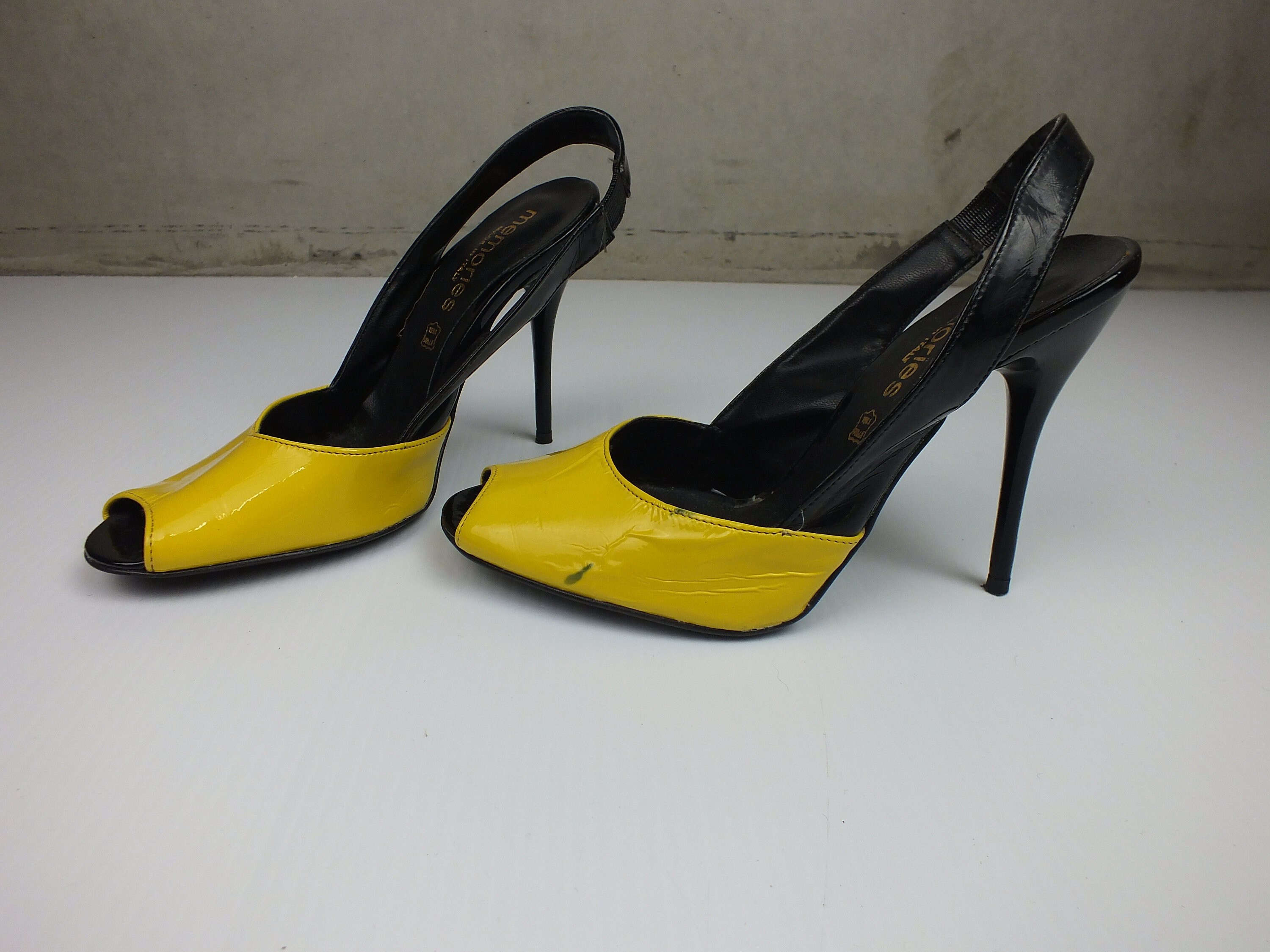 Yellow Heels Pumps - Etsy Australia