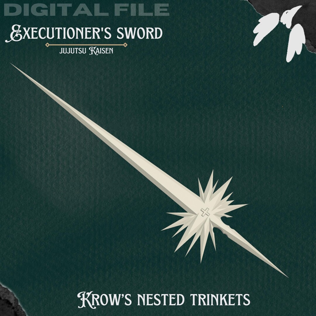 Executioner's Sword STL File - Etsy