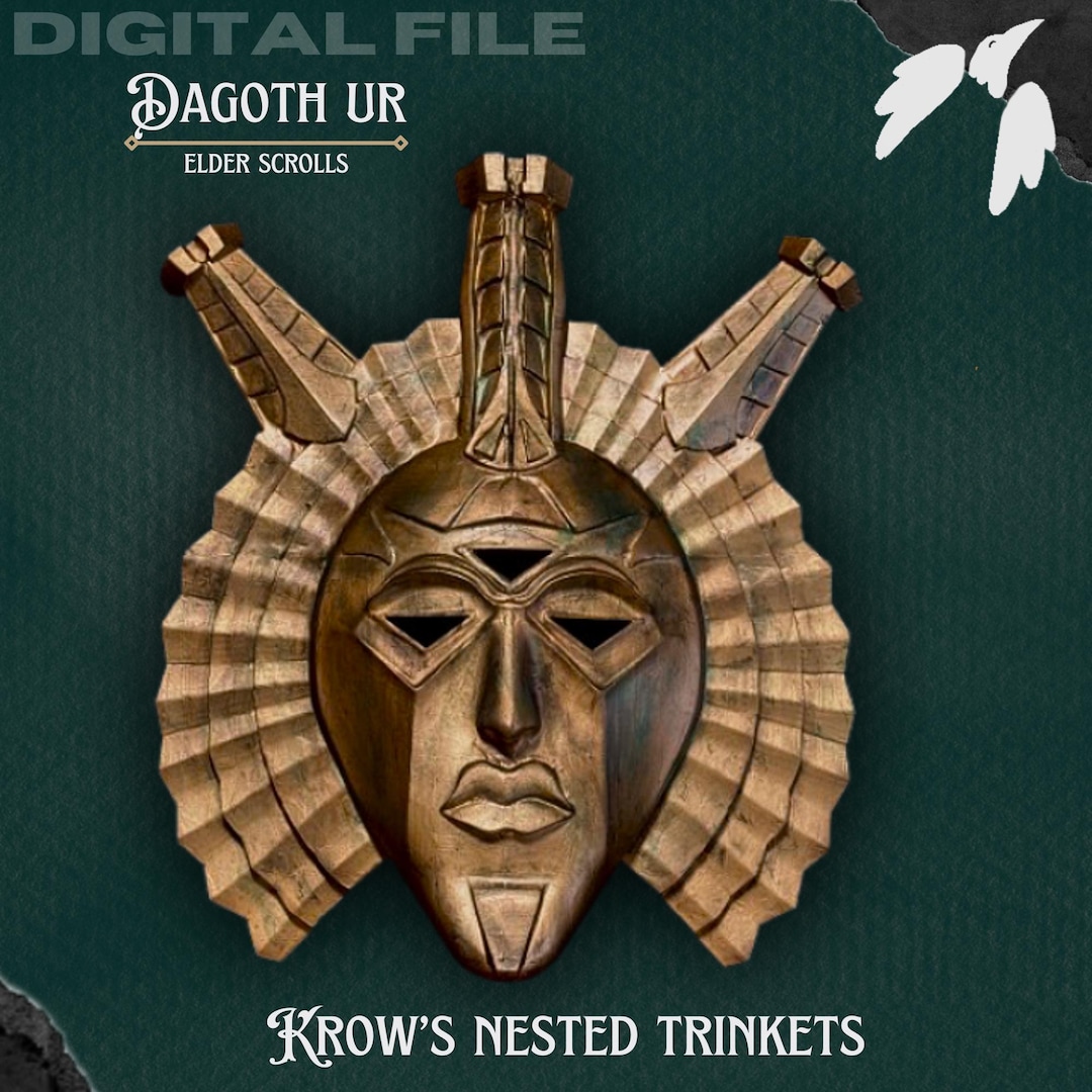 Dagoth Ur Mask STL File - Etsy