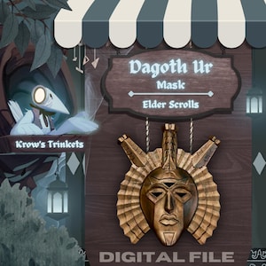 Dagoth Ur Mask STL File - Etsy