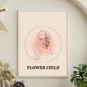 Flower Child **poster** - Etsy