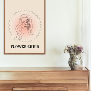 Flower Child **poster** - Etsy