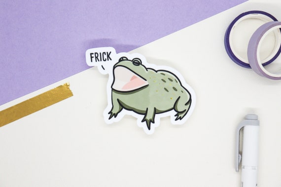 Screaming Pixie Frog African Bullfrog Frick Weatherproof Matte - Etsy