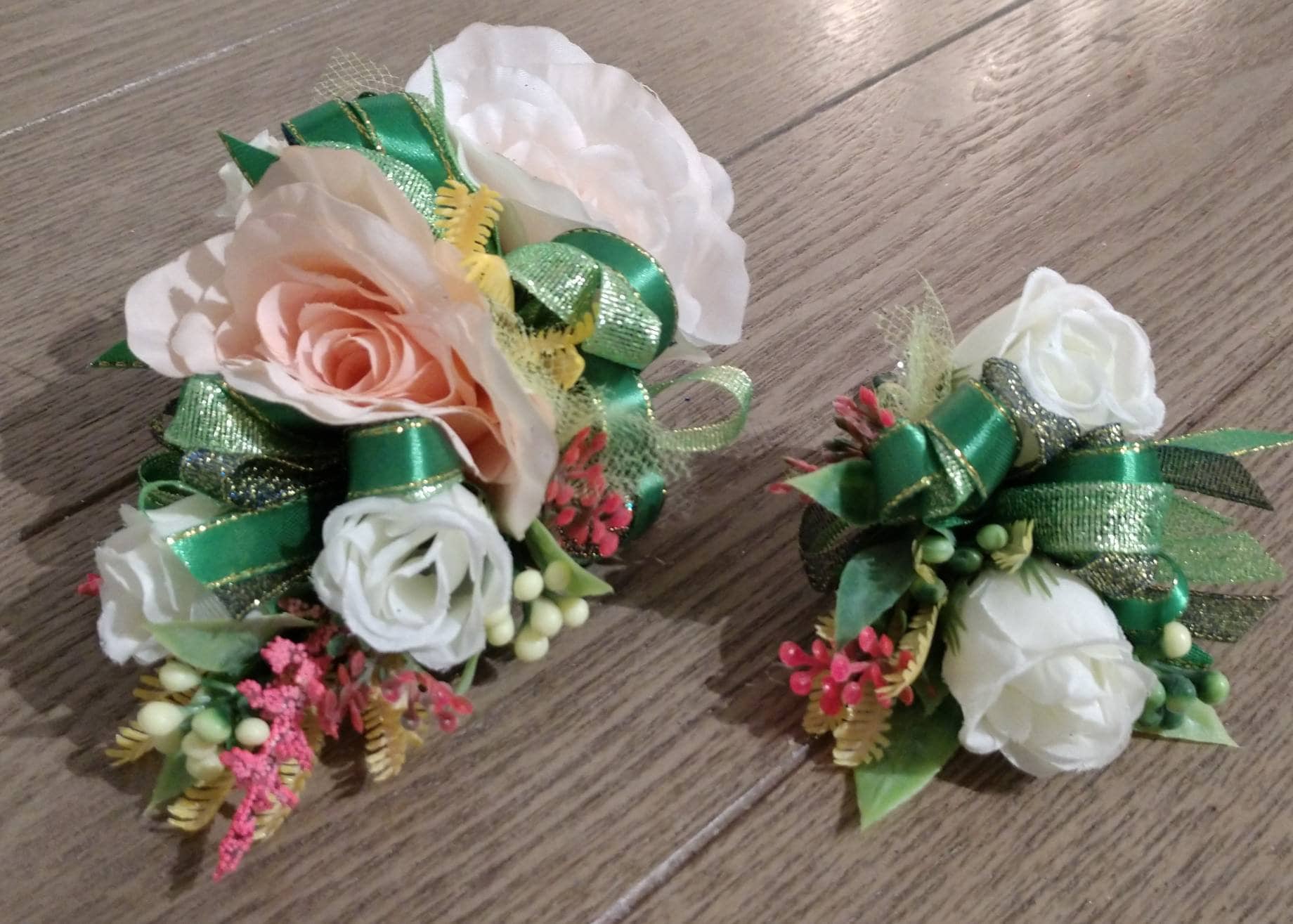 Homecoming Corsage and Boutonniere Set. Prom Corsage Wedding - Etsy