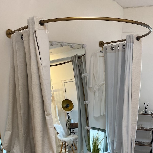 Changing Room Curtain Rail - Etsy