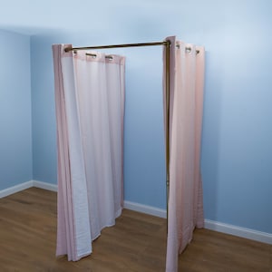 HABZ CUSTOM Changing Room Curtain Rail Clothes Shop Fitting Room ...