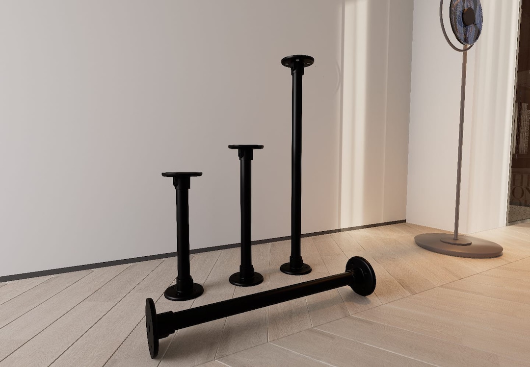 Single Table Leg Pipe Legs Industrial Look Table Legs, Industrial Table ...