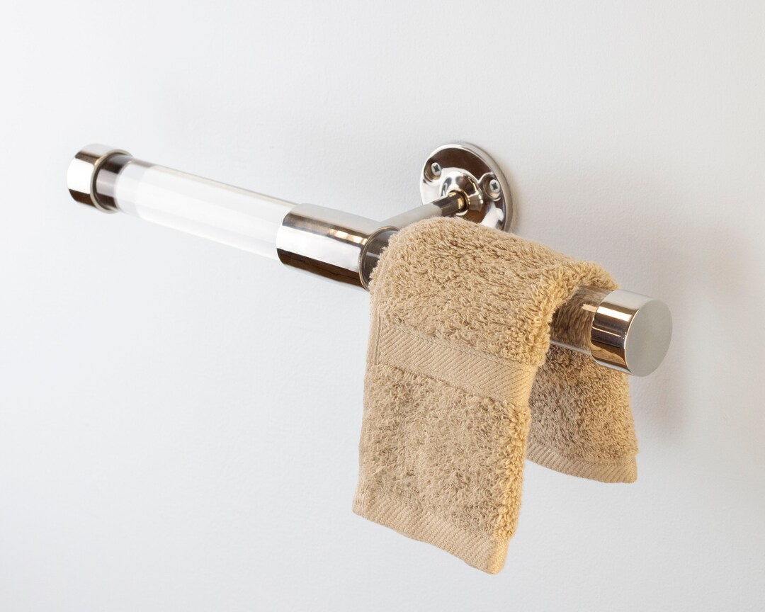 Acrylic Towel Bar in Lucite | Premium Quality Towel Rack With ...