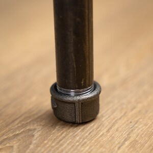 Free-standing Metal Pipe Shoe Rack | Minimalist Industrial Shoe Storage ...