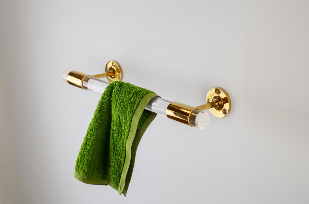 Acrylic Towel Bar in Lucite | Premium Quality Towel Rack With ...