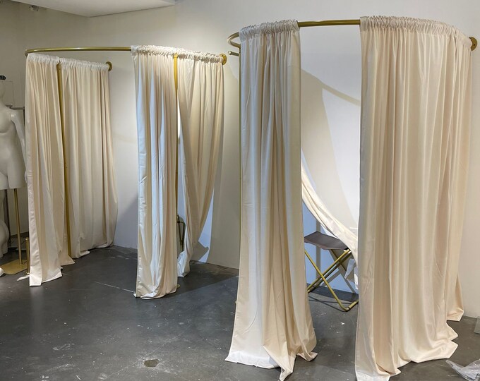 CUSTOM Curved Changing Room Curtain Rail Clothes Shop Fitting - Etsy