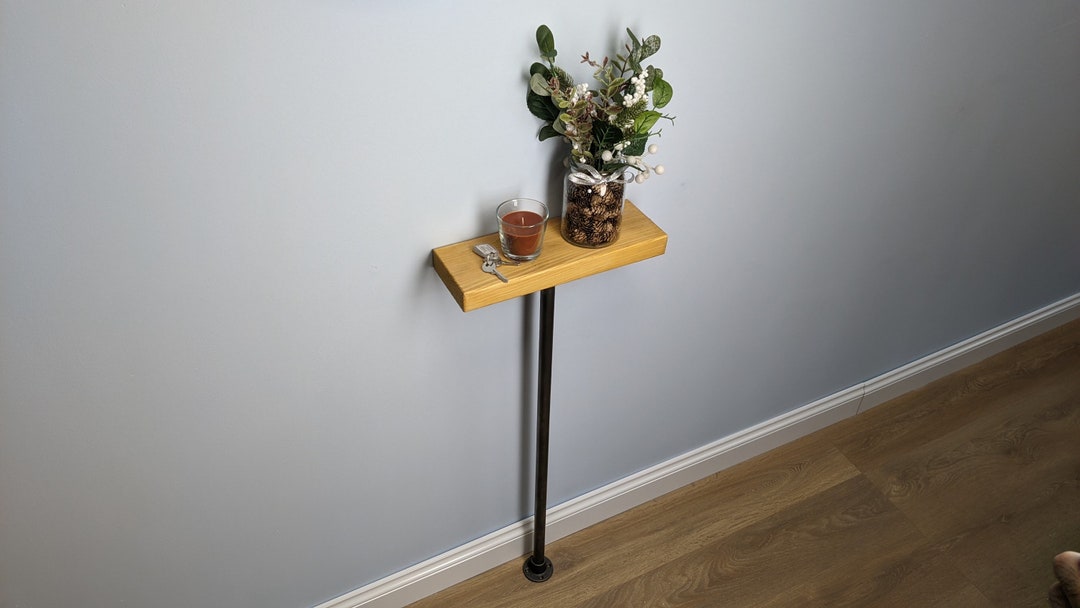23x4 Industrial Wooden Console Table | Slimline Hallway Table With ...
