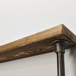 14x4cm Industrial Wooden Console Table Slimline Hallway Table With ...