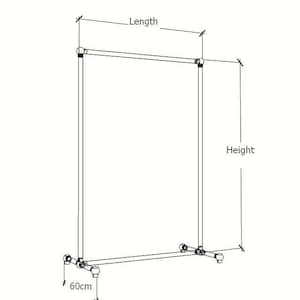 Freestanding Brass Clothing Rack Minimalist Polished Brass Clothes Rail ...