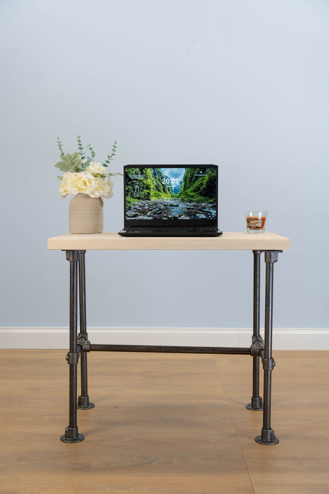 Handmade Industrial Dining Table Legs | Steel Pipe Table Base | Rustic ...