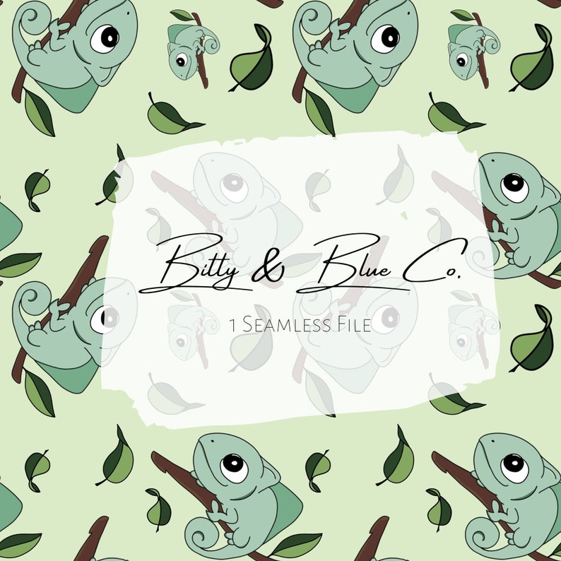 Chameleon Seamless Pattern |seamless Digital Pattern,seamless Repeat ...