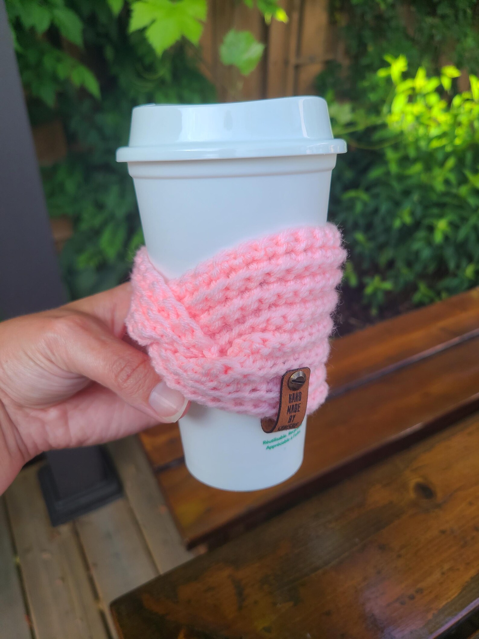 Handmade Crochet Cup Cozy – Bobble or Twist Design – Eco-friendly ...