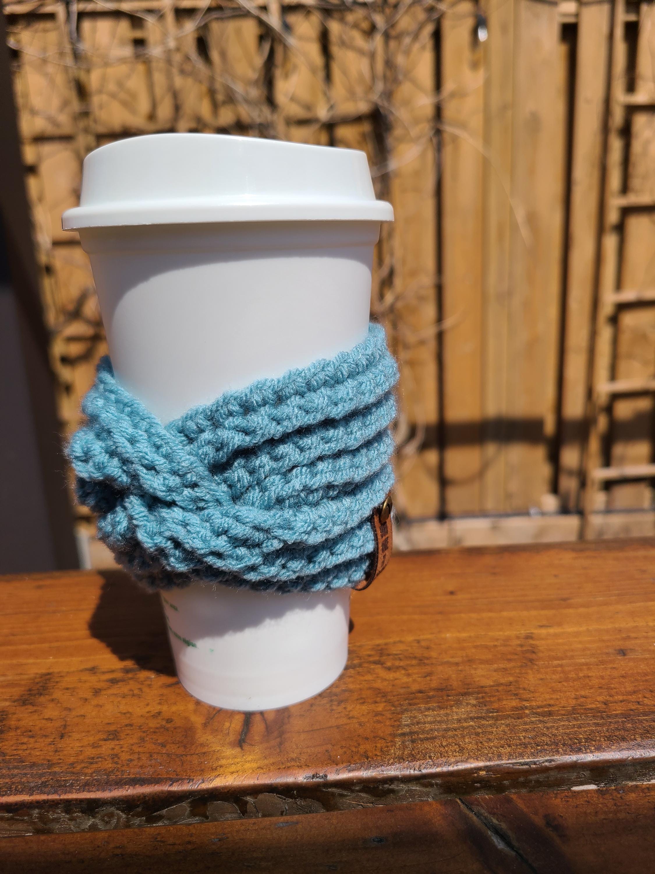 Handmade Crochet Cup Cozy – Bobble or Twist Design – Eco-friendly ...