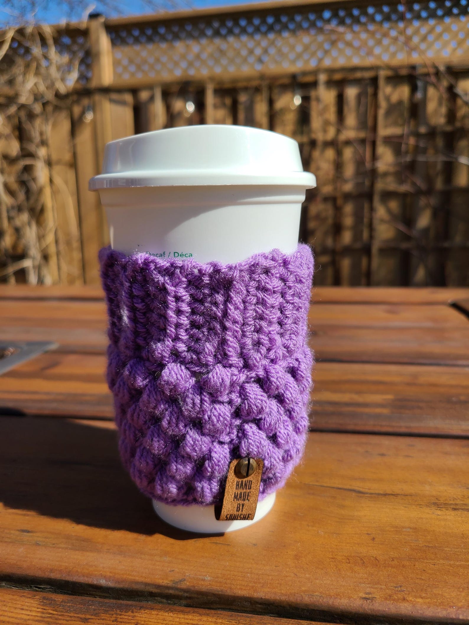 Handmade Crochet Cup Cozy – Bobble or Twist Design – Eco-friendly ...