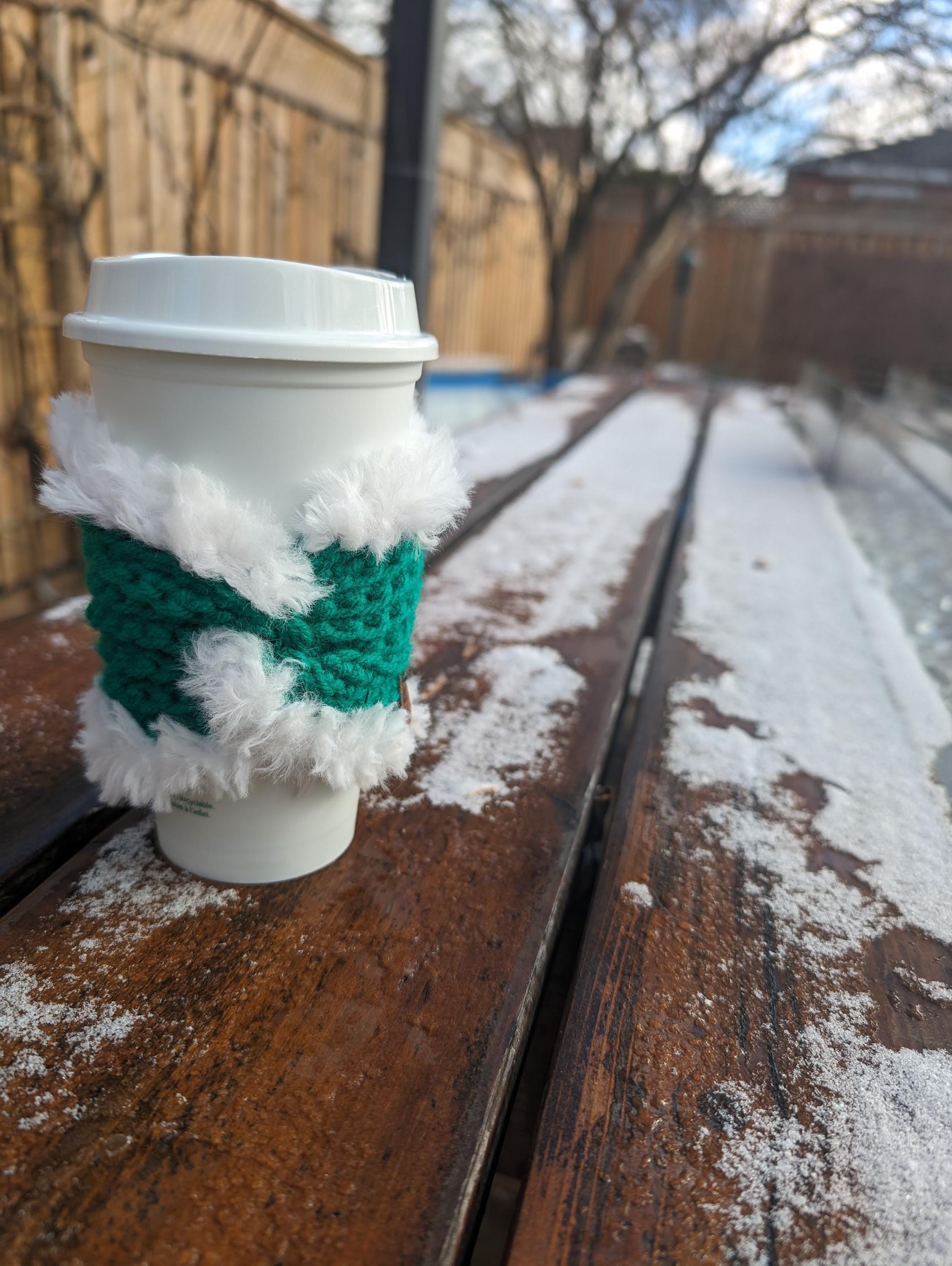 Handmade Crochet Cup Cozy – Bobble or Twist Design – Eco-friendly ...