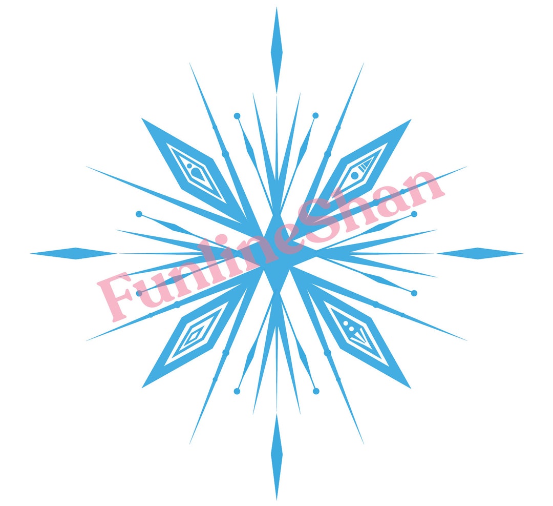 Frozen 2 Snowflake SVG, EPS and PDF - Etsy